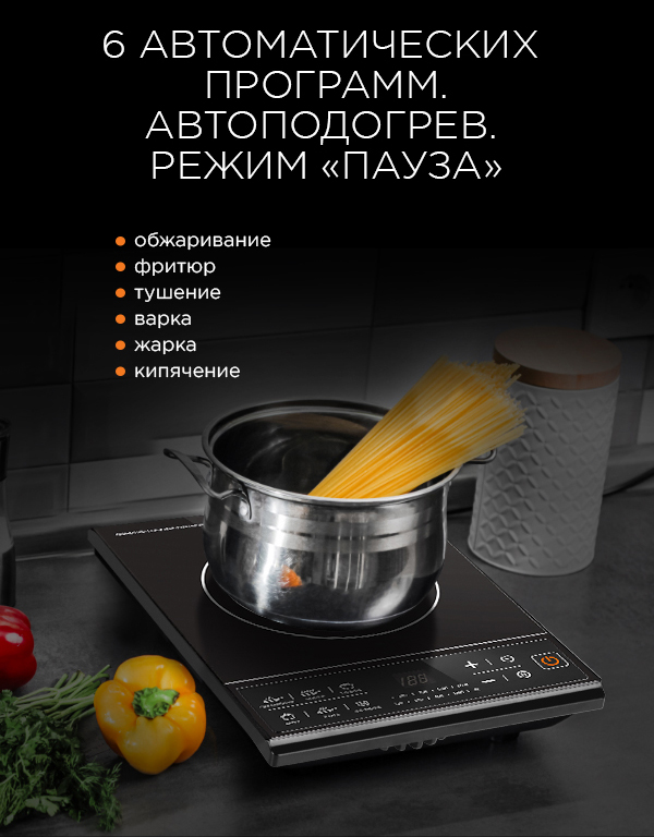 Электроплита индукционная REDMOND RIC-4601: купить в Москве, СПб ...