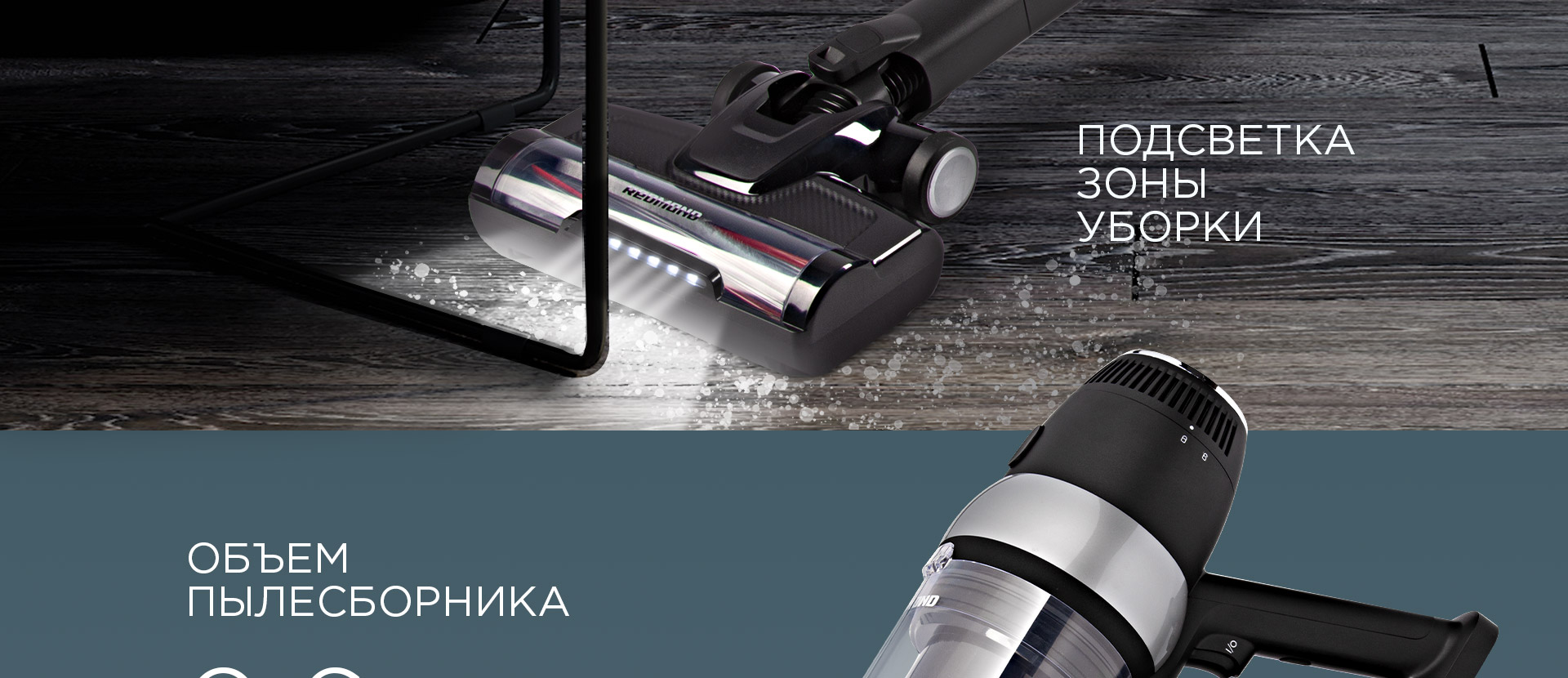 Пылесос вертикальный беспроводной REDMOND RV-UR375: купить в Москве ...