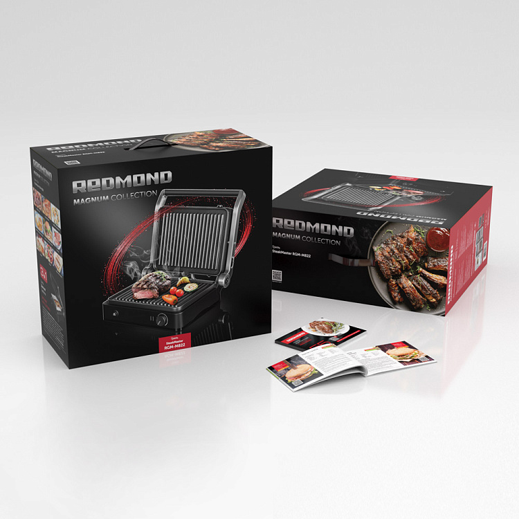 Гриль РЕДМОНД SteakMaster RGM-M822: купить в Москве, СПб, России ...