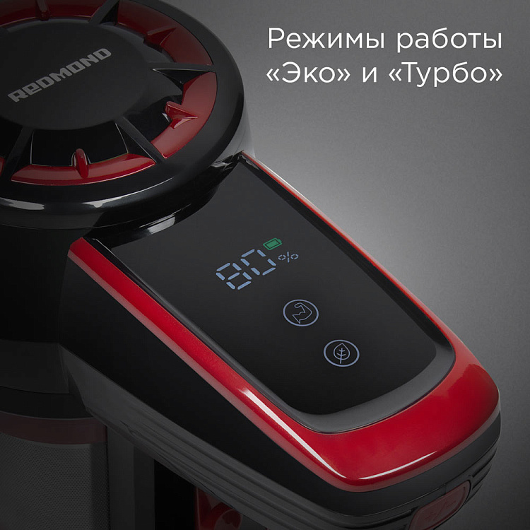 Пылесос вертикальный беспроводной РЕДМОНД VH1313: купить в Москве, СПб ...
